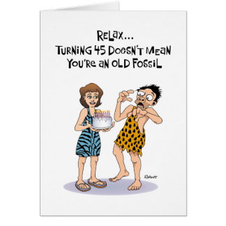 Funny 45th Birthday Cards | Zazzle