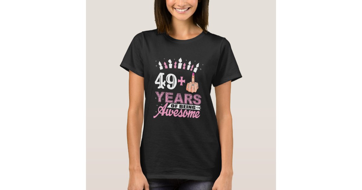 Funny 49 Plus 1 50Th Birthday Gifts T-Shirt | Zazzle