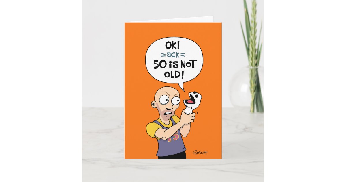 Funny 50th Birthday Card | Zazzle