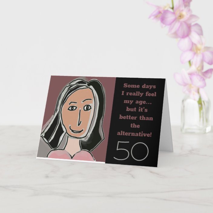 funny 50th birthday card | Zazzle.com