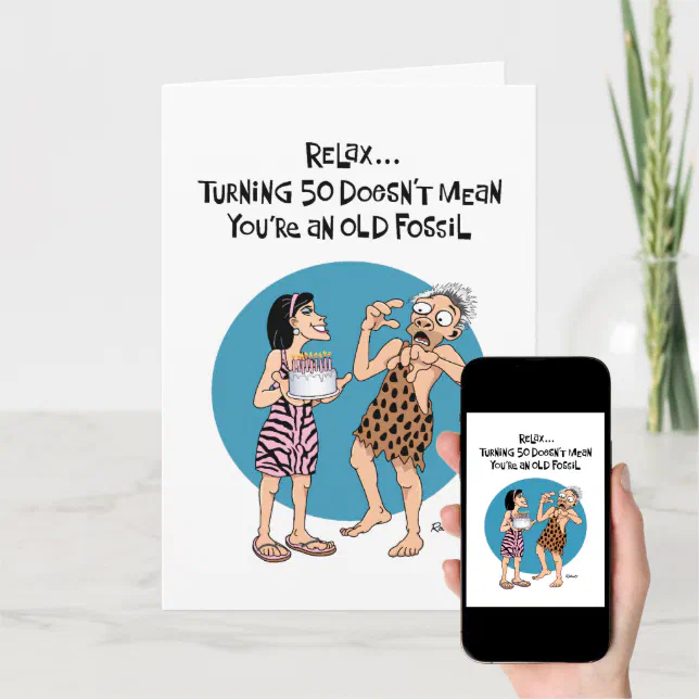 Funny 50th Birthday Card | Zazzle