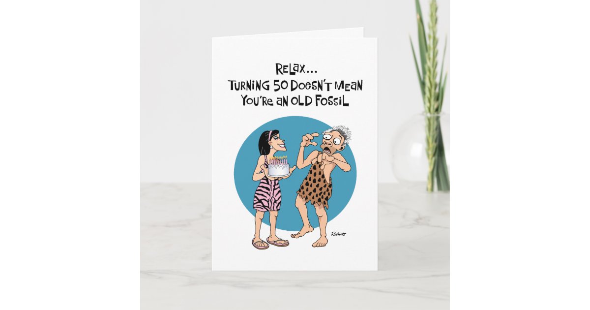 Funny 50th Birthday Card | Zazzle