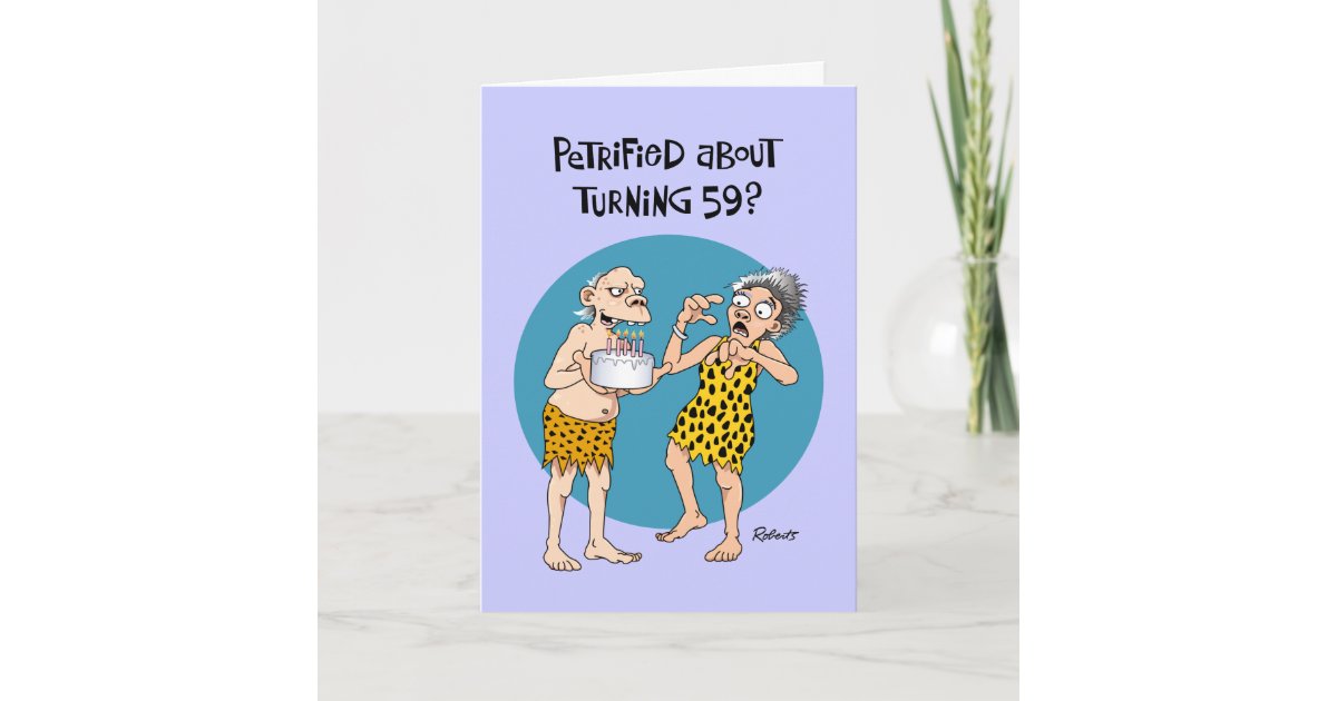 Funny 59th Birthday Card | Zazzle