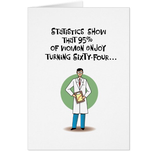 Funny 64th Birthday Card Zazzle Funny 64th Birthday Card Zazzle