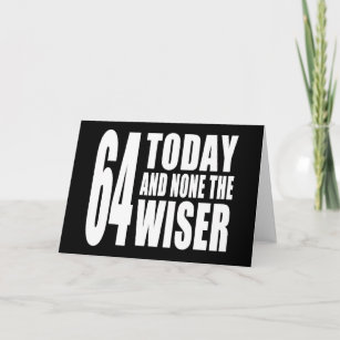 Funny 64th Birthday Cards | Zazzle