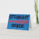 Funny 8th Grade Graduation Congratulations Blue Card | Zazzle