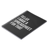 Funny Accountant Spreadsheet Joke Accounting Notebook | Zazzle