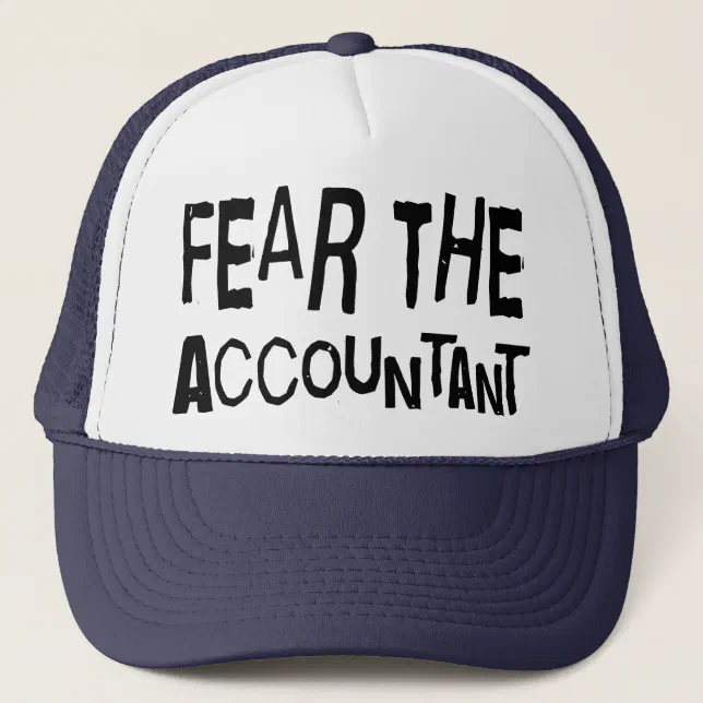 Funny Accountant Trucker Hat | Zazzle