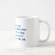 Funny ADD ADHD Quote - Blue Print Coffee Mug | Zazzle