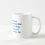 Funny ADD ADHD Quote - Blue Print Coffee Mug | Zazzle