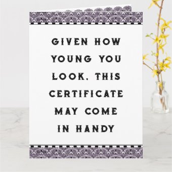 Funny Adult Birthday Card | Zazzle