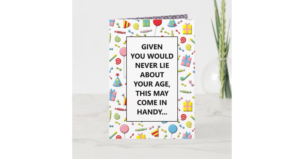 funny adult birthday card | Zazzle