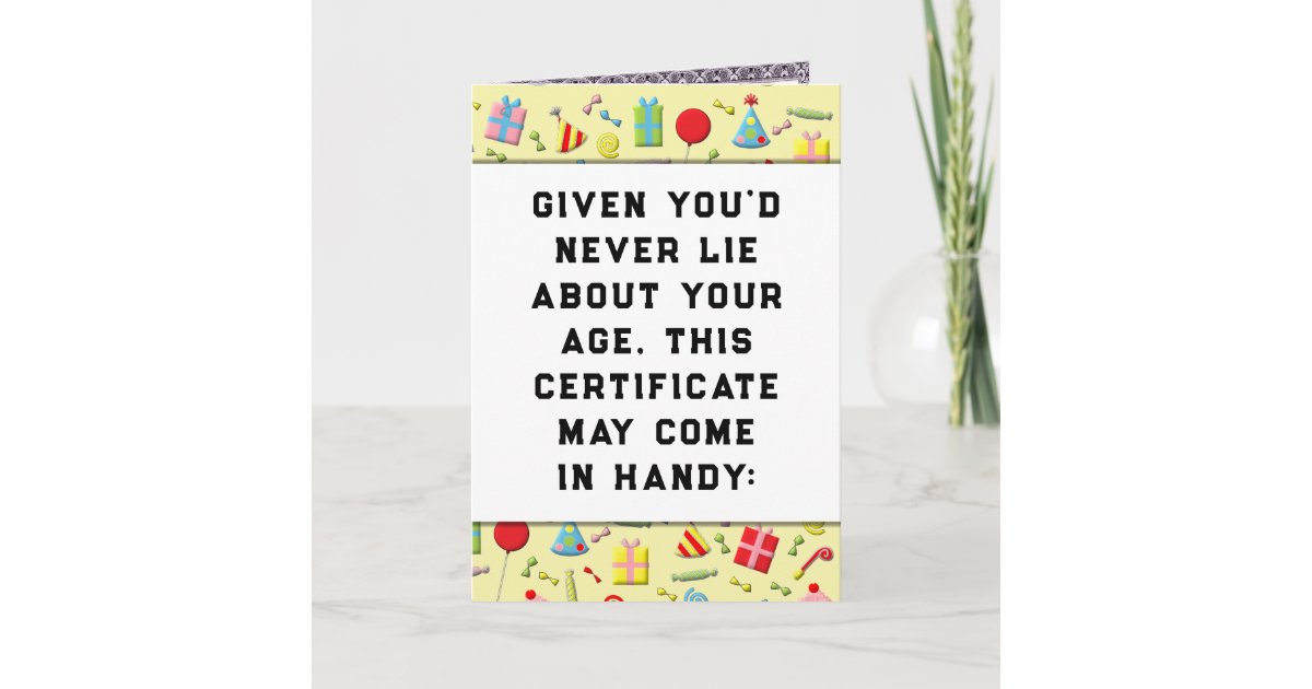 Funny Adult Birthday Card | Zazzle