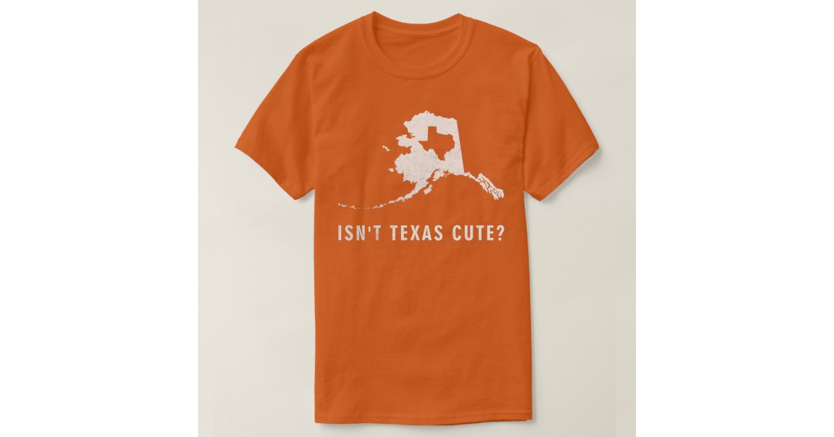 Funny Alaska Isnt Texas Cute Inside Alaska Map T-Shirt | Zazzle