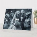 FUNNY ALIEN SCI-FI WEDDING CONGRATULATIONS CARD | Zazzle