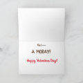 Funny Amore (a Moray) Valentine Holiday Card | Zazzle