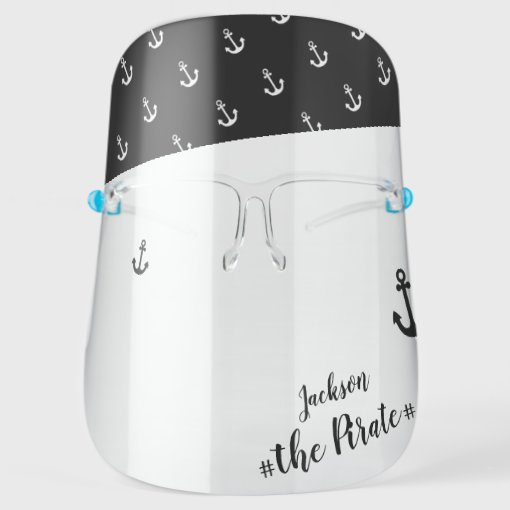 Funny Anchor Bandana Pirate Face Shield | Zazzle