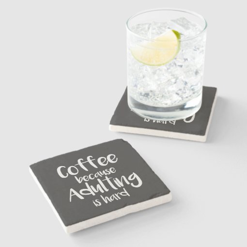 Funny and cute coffee coaster | Zazzle