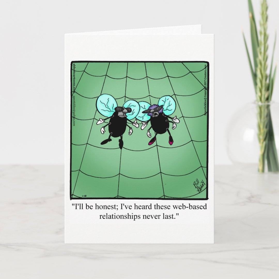 Funny Anniversary Card "Spectickles" | Zazzle