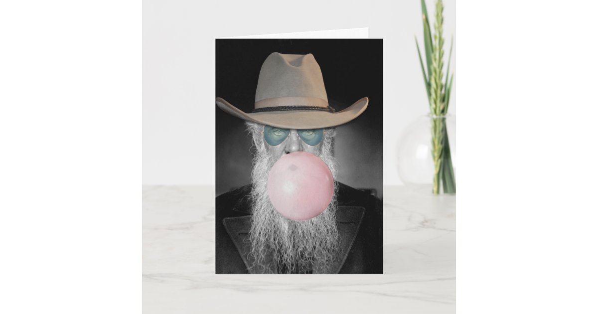 Funny Anniversary for Husband Chewing Gum Card | Zazzle
