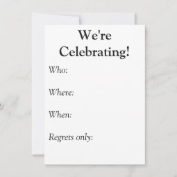 Funny Anniversary Party Invitation "Spectickles" | Zazzle