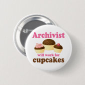 Funny Archivist Pinback Button | Zazzle
