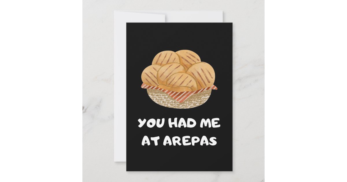 Funny Arepas Quote Invitation | Zazzle