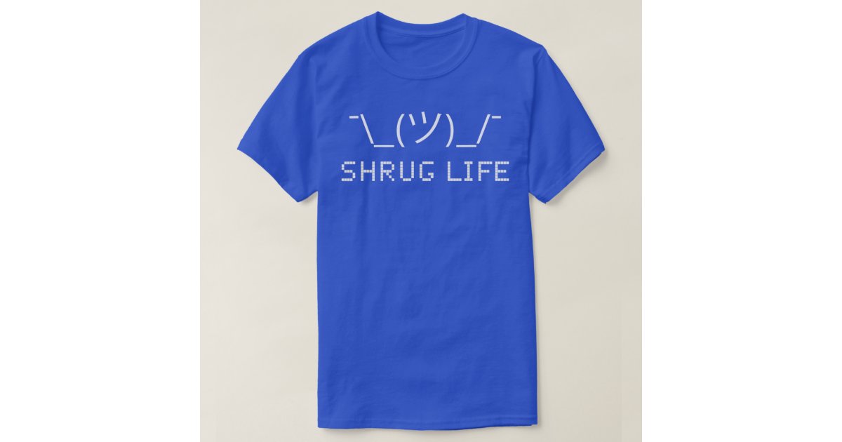 Funny ASCII Art Code ProgrammerLife T-Shirt | Zazzle