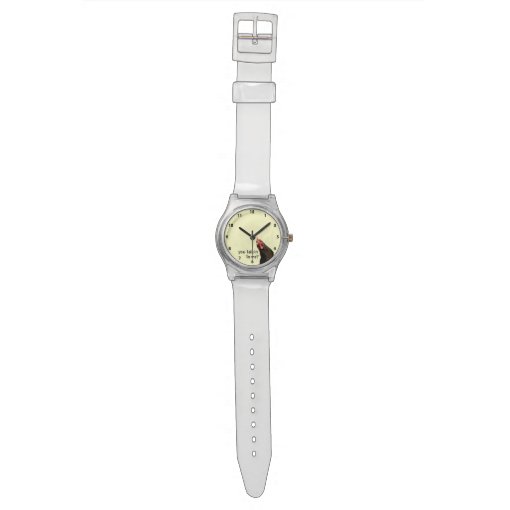 Funny Attitude Chicken Wrist Watch | Zazzle