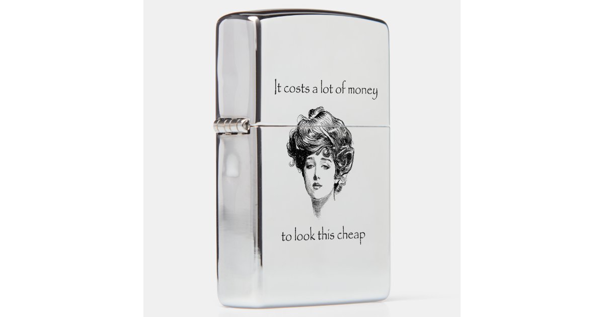 Funny Attitude Vintage Sass Zippo Zippo Lighter | Zazzle