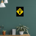 Funny Australian Sign. Beware of Drop Bears. Poster | Zazzle