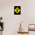 Funny Australian Sign. Beware of Drop Bears. Poster | Zazzle