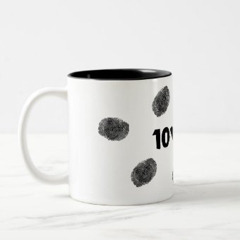Funny Auto Mechanic 10W40 Greasy Fingerprints Mug | Zazzle