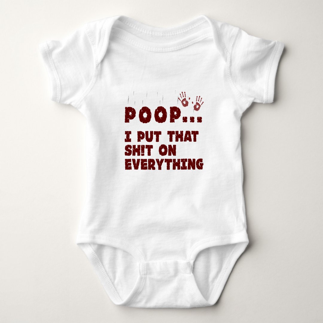 funny baby clothes sayings - baby poop joke shirt | Zazzle