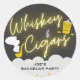 Funny bachelor party classic round sticker | Zazzle
