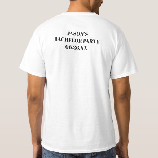 Funny Bachelor Party Men's T-Shirt | Zazzle