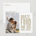 Funny Bad Dance Moves Photo Wedding Save the Date Announcement Postcard ...