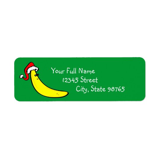 Funny Banana Custom Return Address Label | Zazzle.com