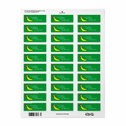 Funny Banana Custom Return Address Label | Zazzle