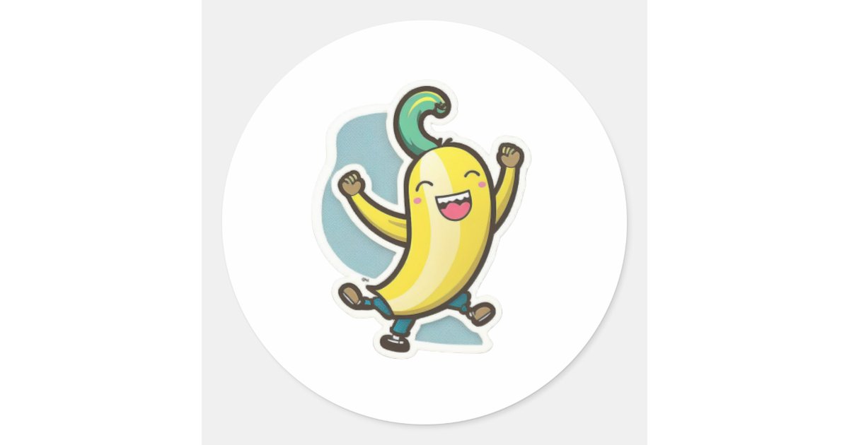 Funny Banana Sticker | Zazzle