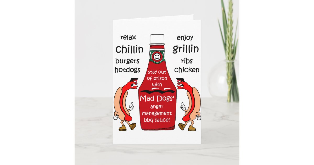 Funny barbecue card | Zazzle