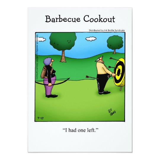 Funny Barbecue Party Invitations "Spectickles" | Zazzle.com