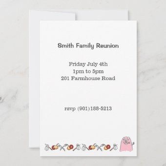 Funny BBQ Invitation | Zazzle