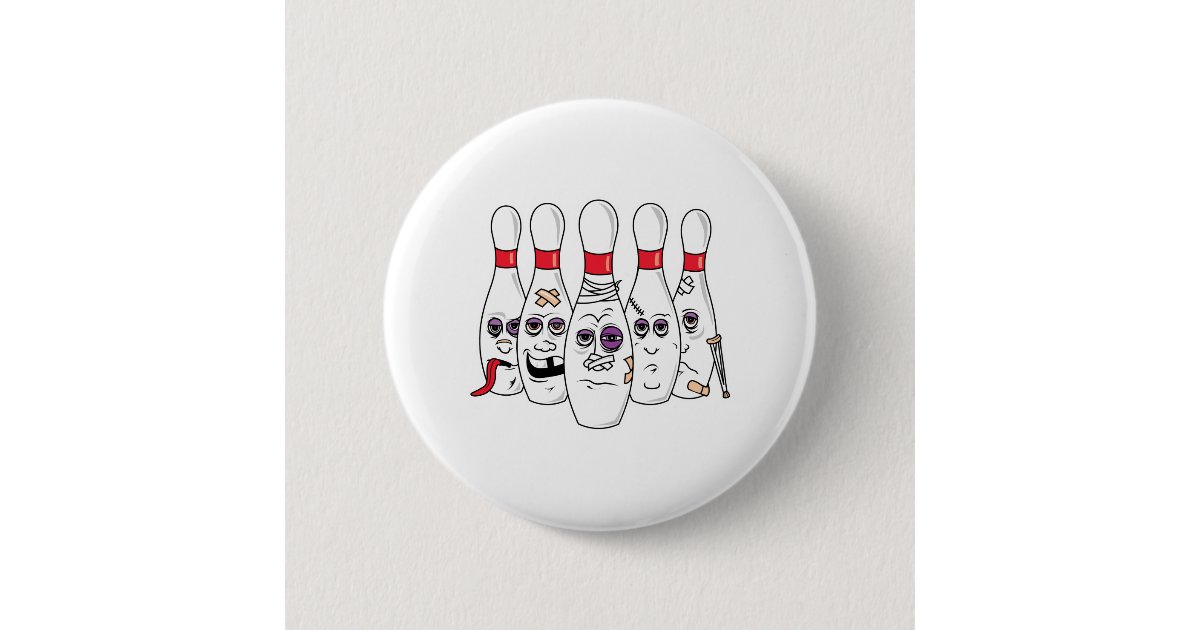 Funny Beat Up Bowling Pins | Zazzle
