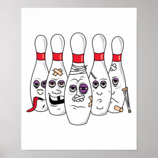 Funny Bowling Posters | Zazzle