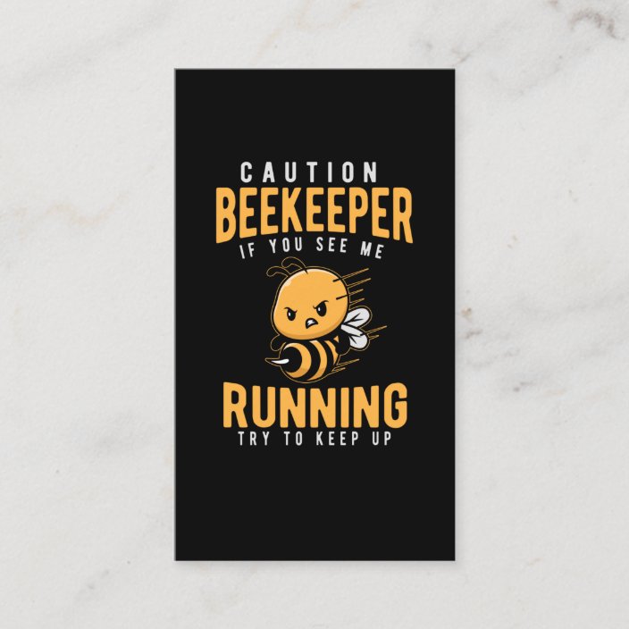 Funny Beekeeper Joke Bee Humor Business Card | Zazzle.com
