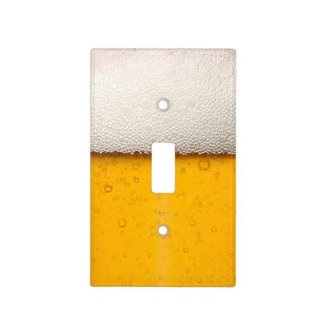 Funny Beer Bubbles Light Switch Cover | Zazzle