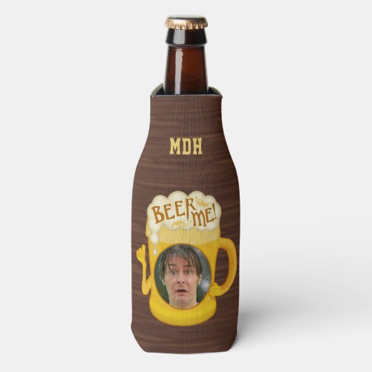 Funny Beer Me Drinking Humor | Personalized Photo Bottle Cooler ...