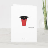 Funny Beer Pong Graduation Card | Zazzle