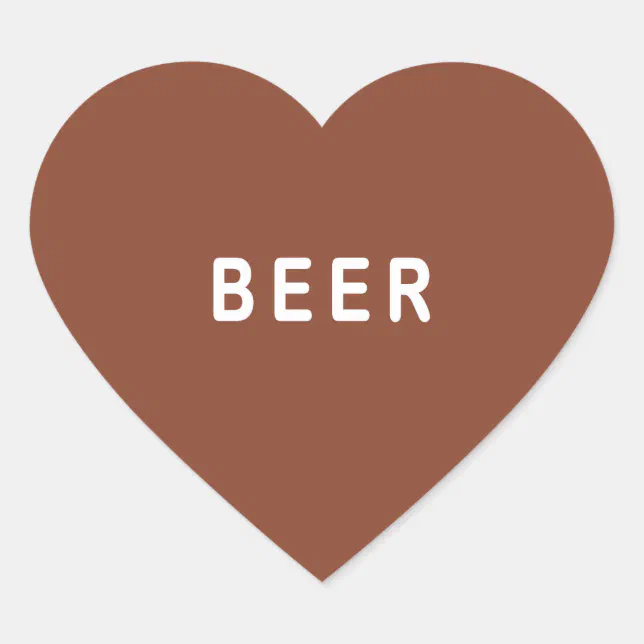 Funny beer sticker | Zazzle